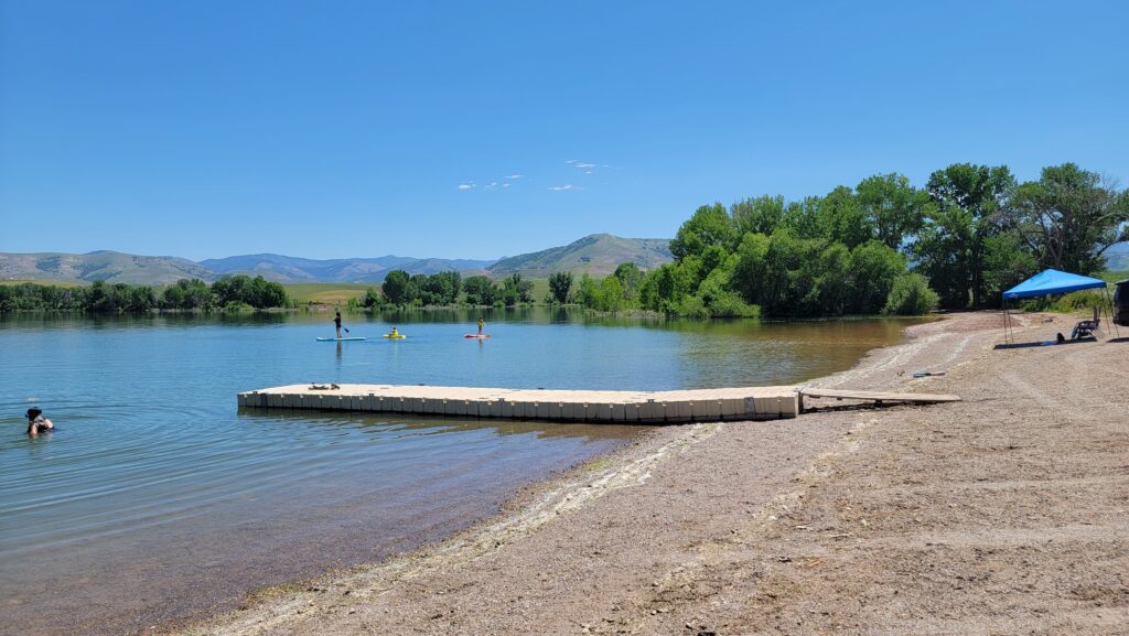 Foster Reservoir in Southeast Idaho High Country