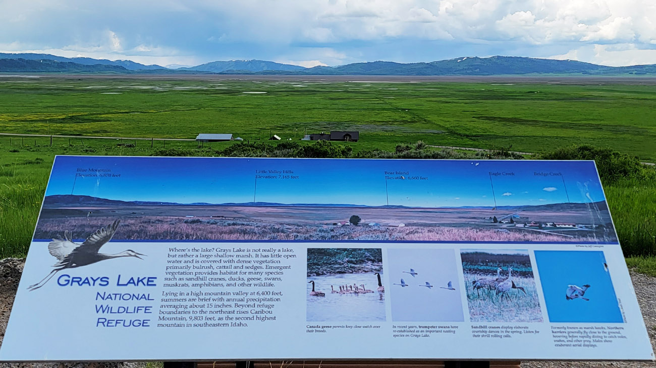 Grays Lake National Wildlife Refuge in Southeast Idaho High Country