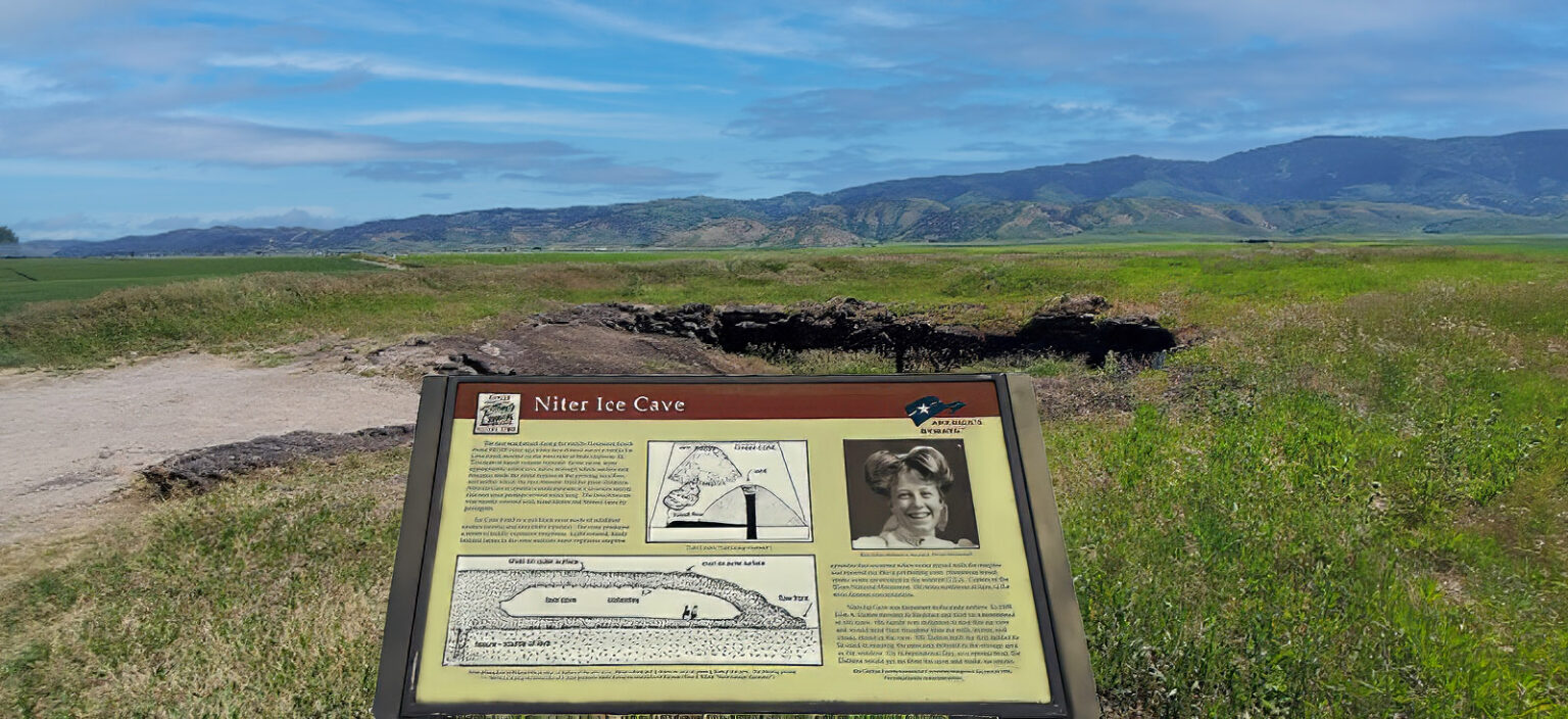 Niter Ice Cave near Grace Idaho