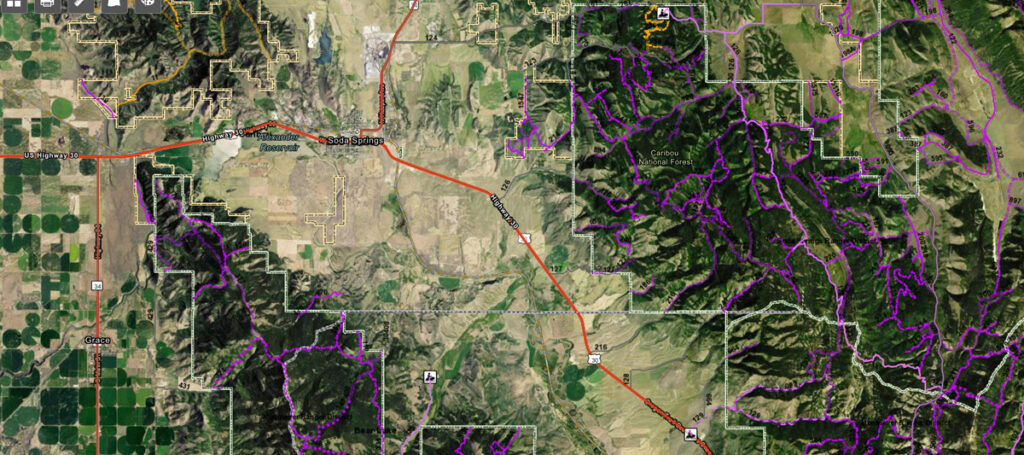 Soda Springs Area Trails in Southeast Idaho High Country